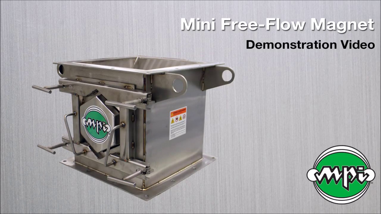 Mini Free-Flow Quick-Clean Magnet - YouTube