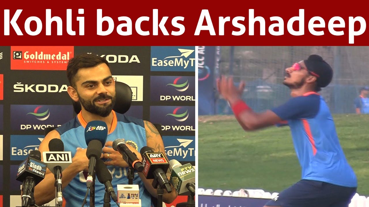 Virat Kohli supports Arshdeep Sing - YouTube