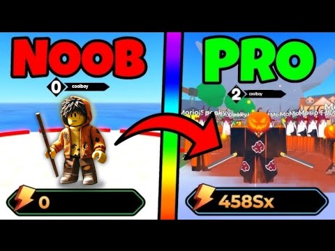 NOOB vs PRO 🔥 | From Weak to Overpowered Anime Warrior! 😱⚡ (Epic ...