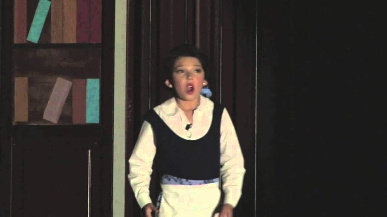 Bridget Barrera (9 yrs. old) sings "Home" from "Beauty and the Beast ...