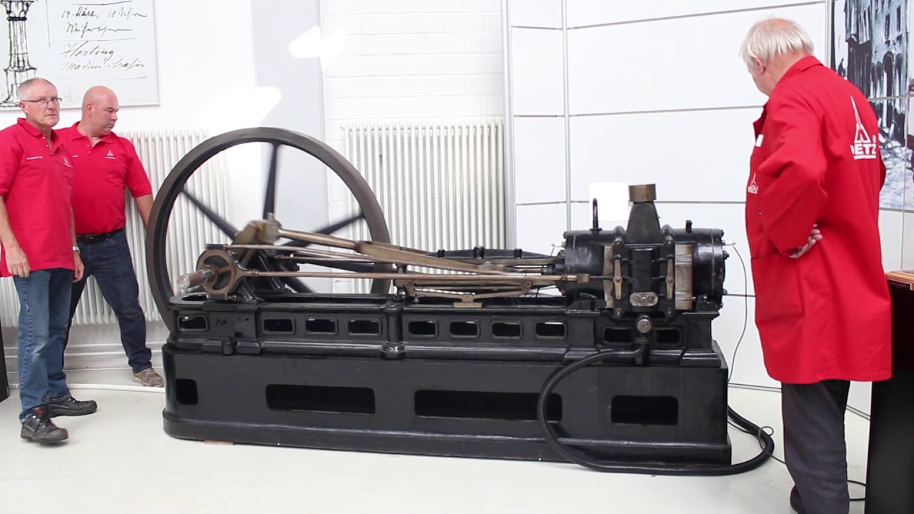 Gasmotor Etienne Lenoir - YouTube