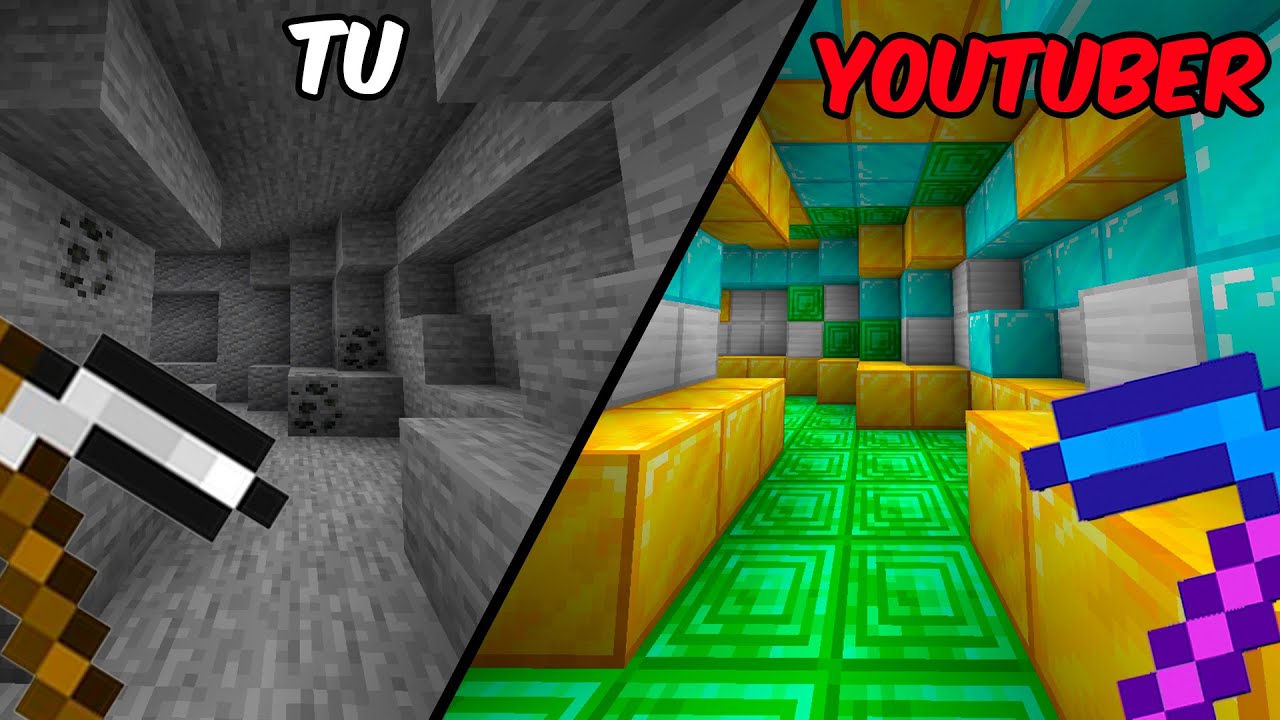 Tu Vs YOUTUBER En Minecraft - YouTube