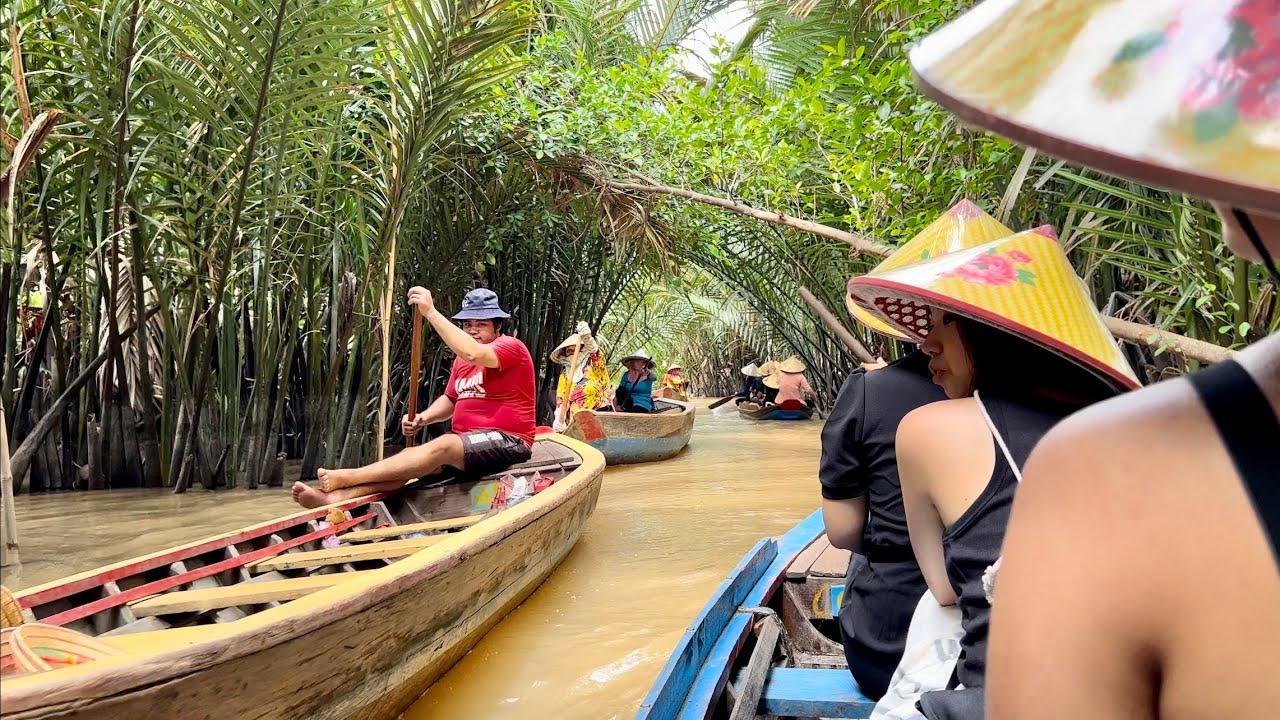 Exploring the Mekong River Delta with 3 Beautiful Young Ladies | Ho Chi ...