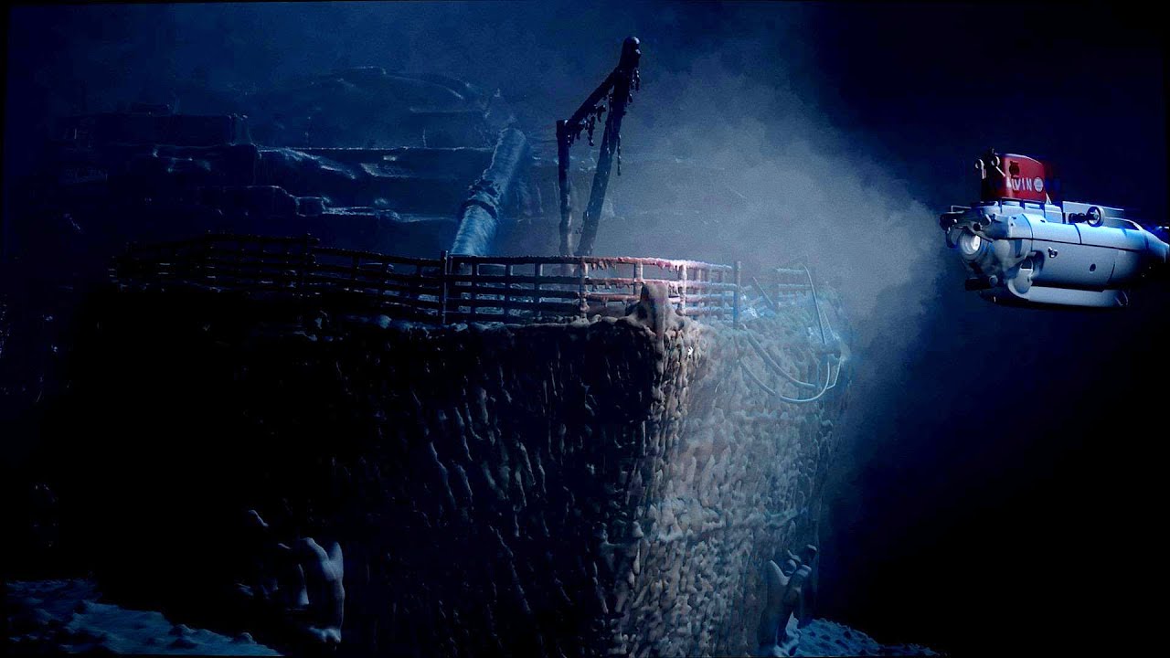 Titanic Deep Dive 🎧 Relaxing DREAMS Ambience | Underwater Ocean Sounds ...