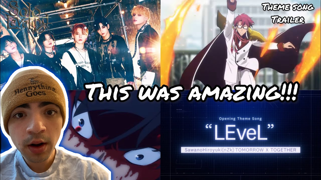 AMAZING! | SOLO LEVELING WORLD PREMIERE TRAILER & THEME SONG REACTION ...