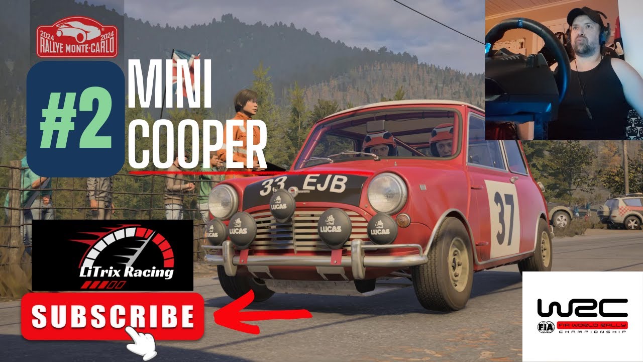4K WRC MINI COOPER S rally stage in Monte Carlo - YouTube
