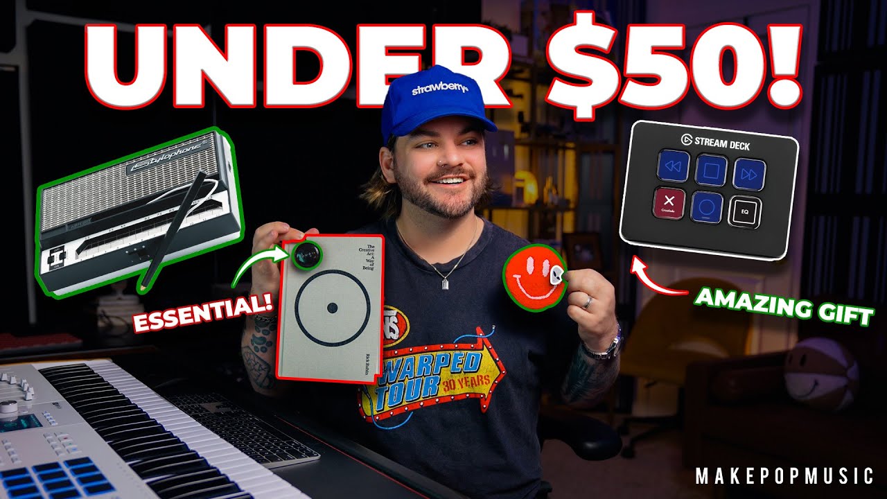 10 Items Producers Need For Under $50 (Holiday Gift Guide) - YouTube