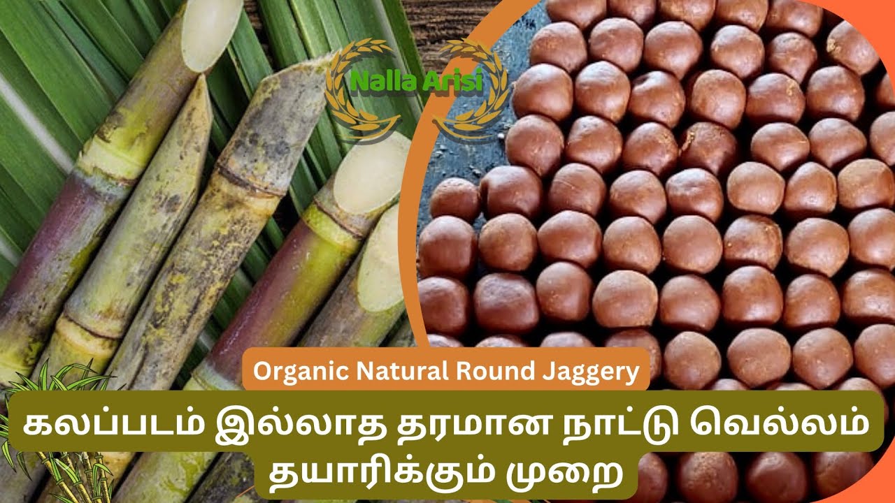 Organic Round Jaggery | Nattu Vellam Making Process | தரமான நாட்டு ...
