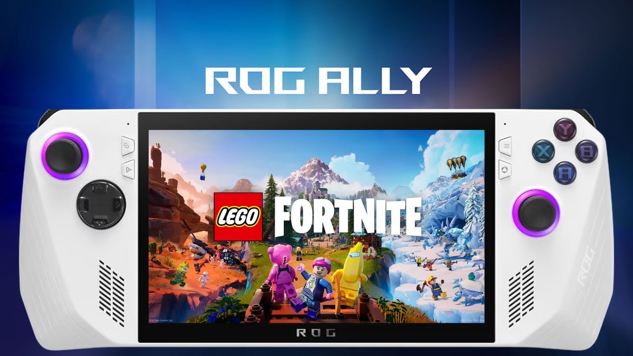 LEGO Fortnite | Rog Ally Ryzen Z1 Extreme - YouTube