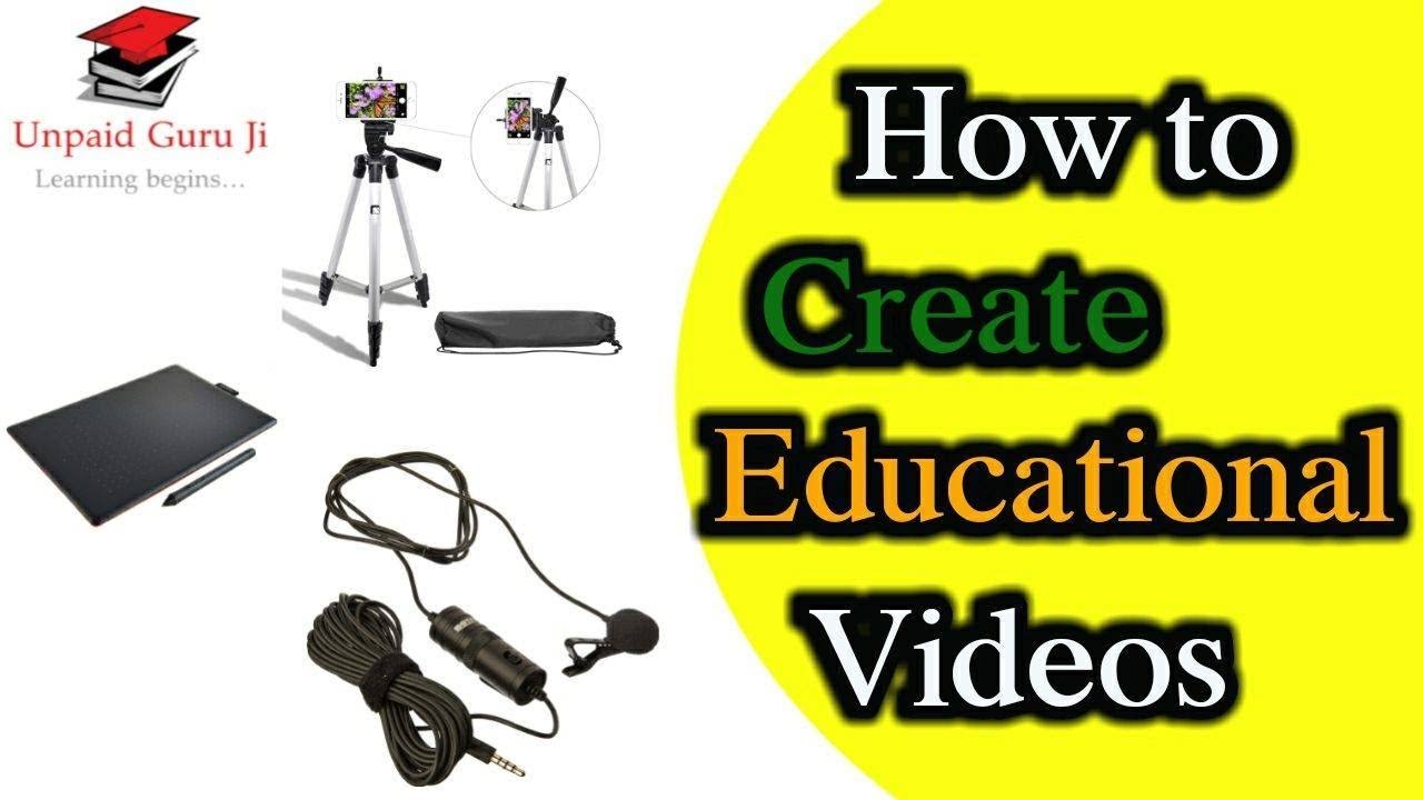 How to Create Educational Videos Lecture - YouTube