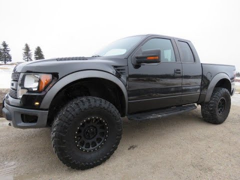 2010 FORD F150 SVT RAPTOR 5.4L GAS HEATED LEATHER LEVELED METHOD WHEELS ...