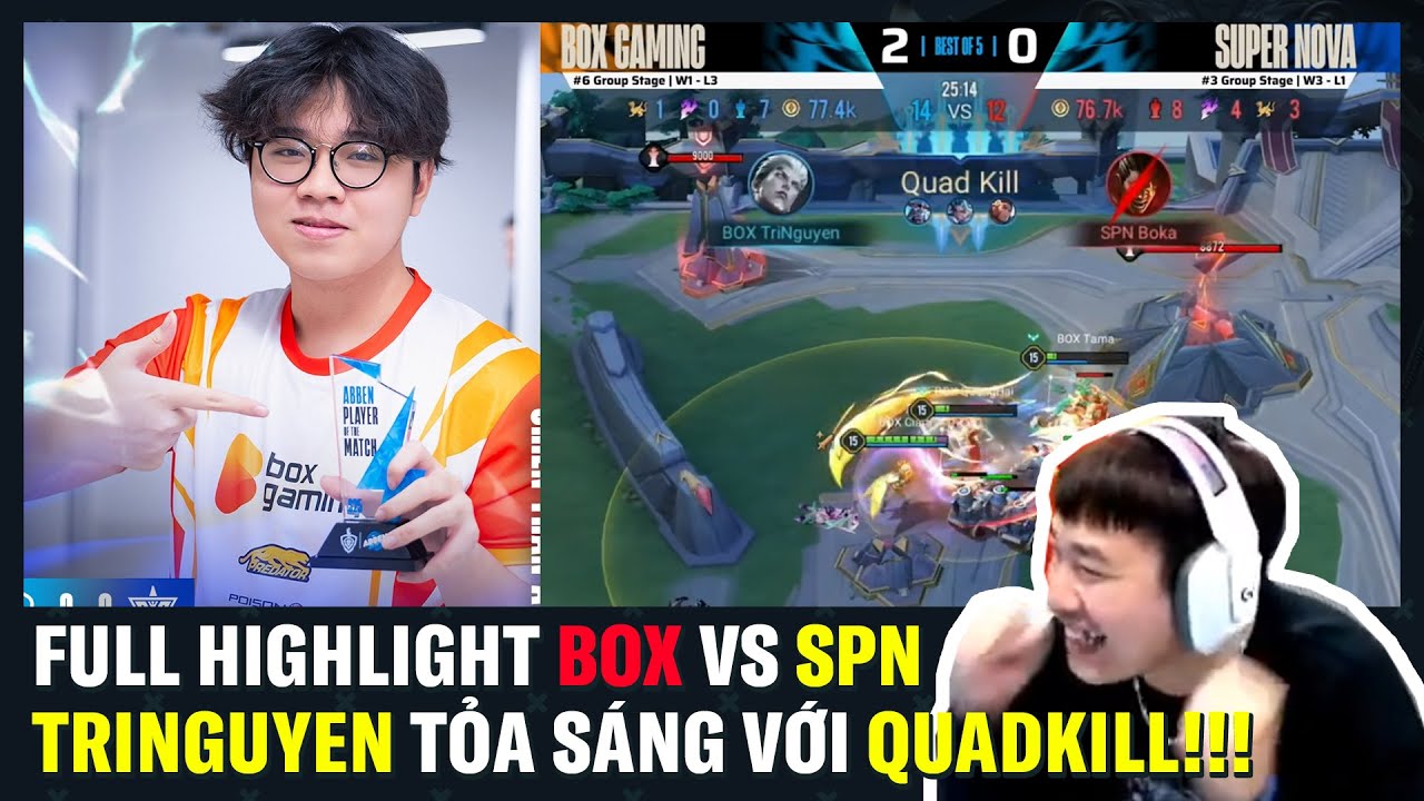 FULL HIGHLIGHT SPN vs BOX: TriNguyen Quadkill - SPN Thua Trắng - Ciara ...