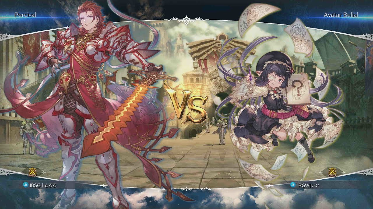 GBVS Rising High Level Tororo/Percival VS Ren Avatar Belial/Lunalu ...