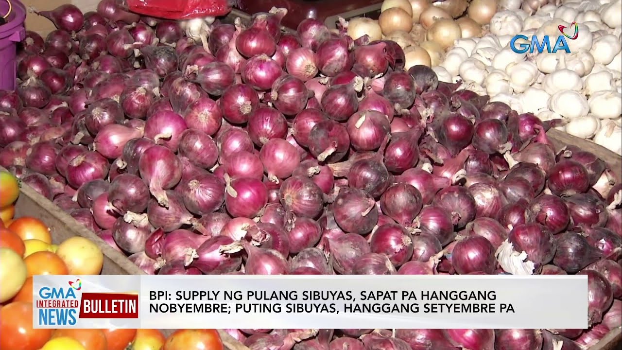 Supply ng pulang sibuyas, sapat pa hanggang Nobyembre; Puting... | GMA ...