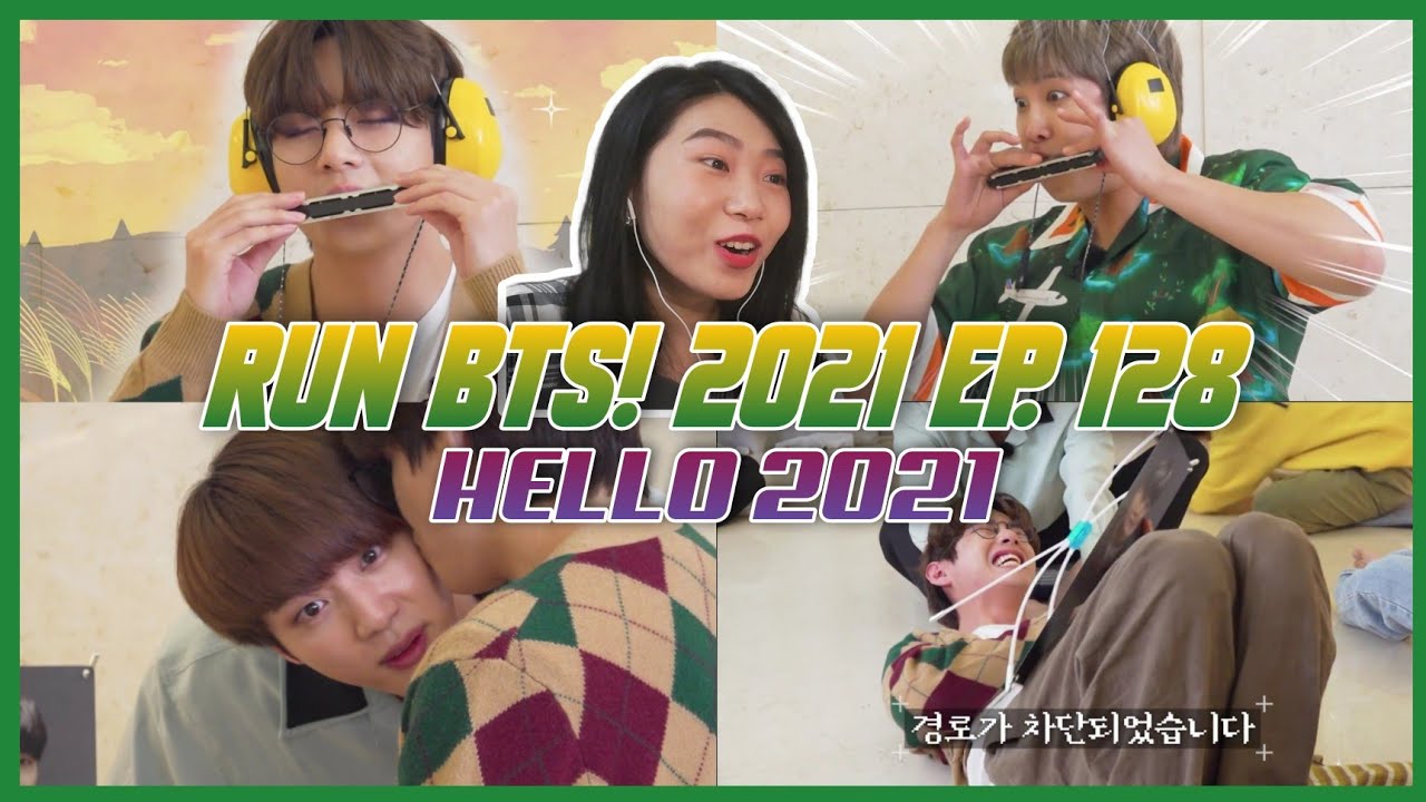 Run BTS! 2021 - EP.128 ( HELLO 2021) REACTION - YouTube