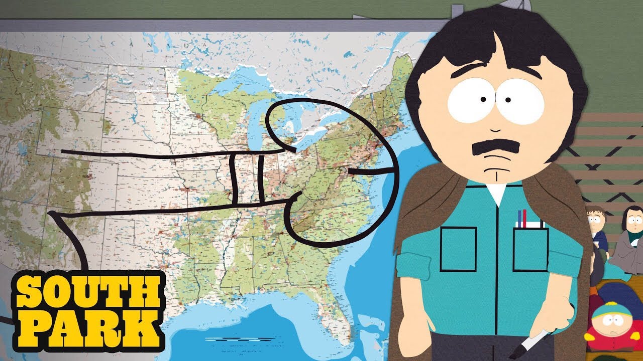 Randy Accidentally Draws A Rocket on a Map - SOUTH PARK | EDIT - YouTube