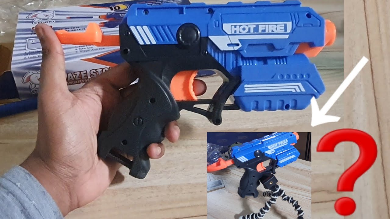 Storio Blaze Storm Hot Fire Soft Bullet Gun Toy #baby #toys #poem #cartoon - YouTube