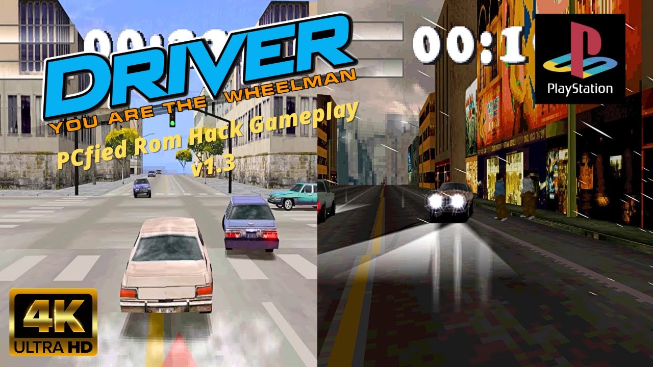 Driver: You Are The Wheelman (PSX) - PCfied v1.3 Rom Hack Gameplay in ...