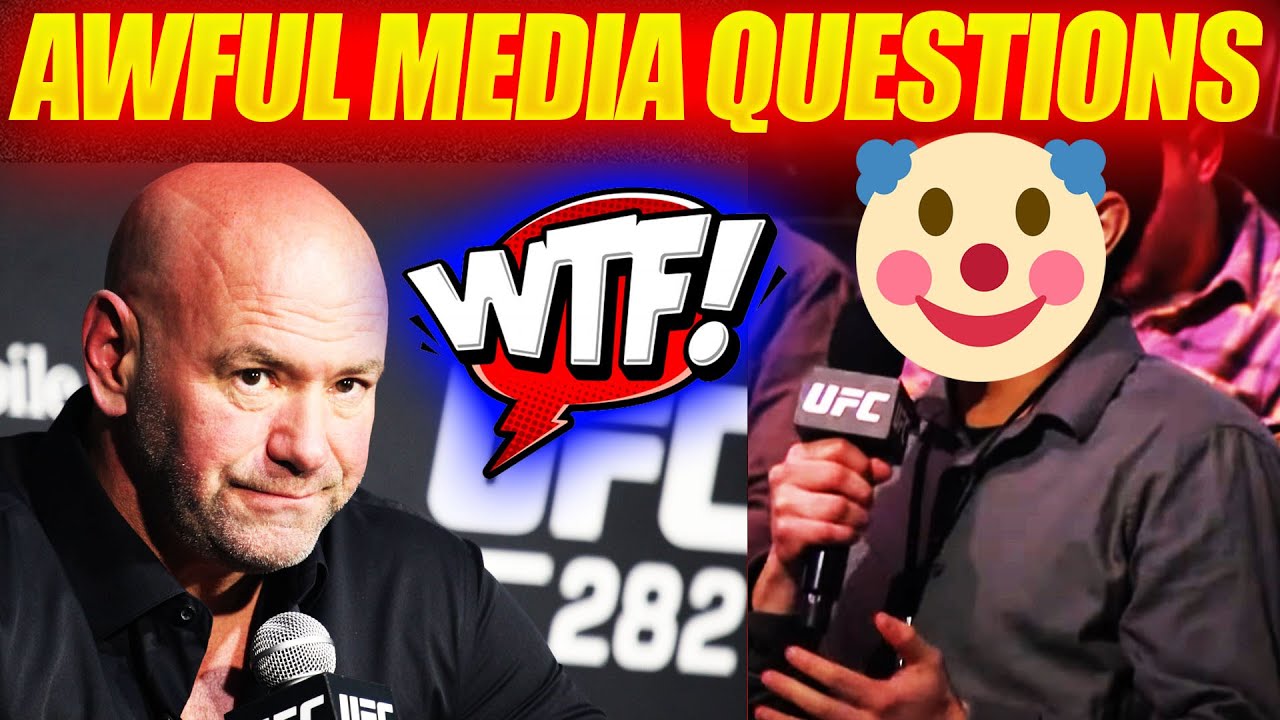 Here's WHY BAD questions get asked at UFC press conferences - YouTube