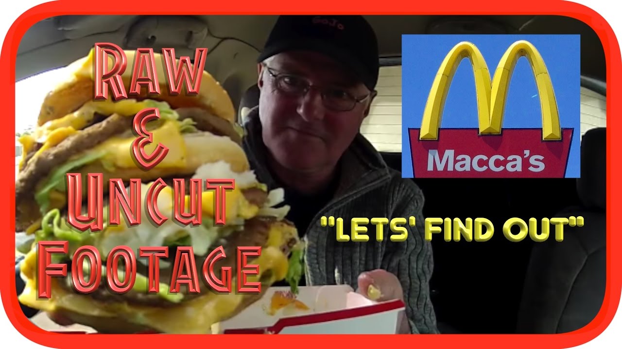 McDonald's Monster Mac | Raw & Uncut - YouTube
