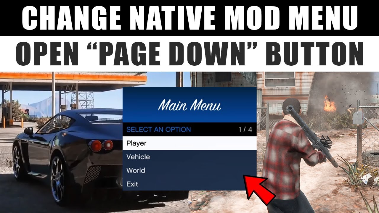 How to Change Native Mod Menu Open Button | GTA 5 Enhanced - YouTube