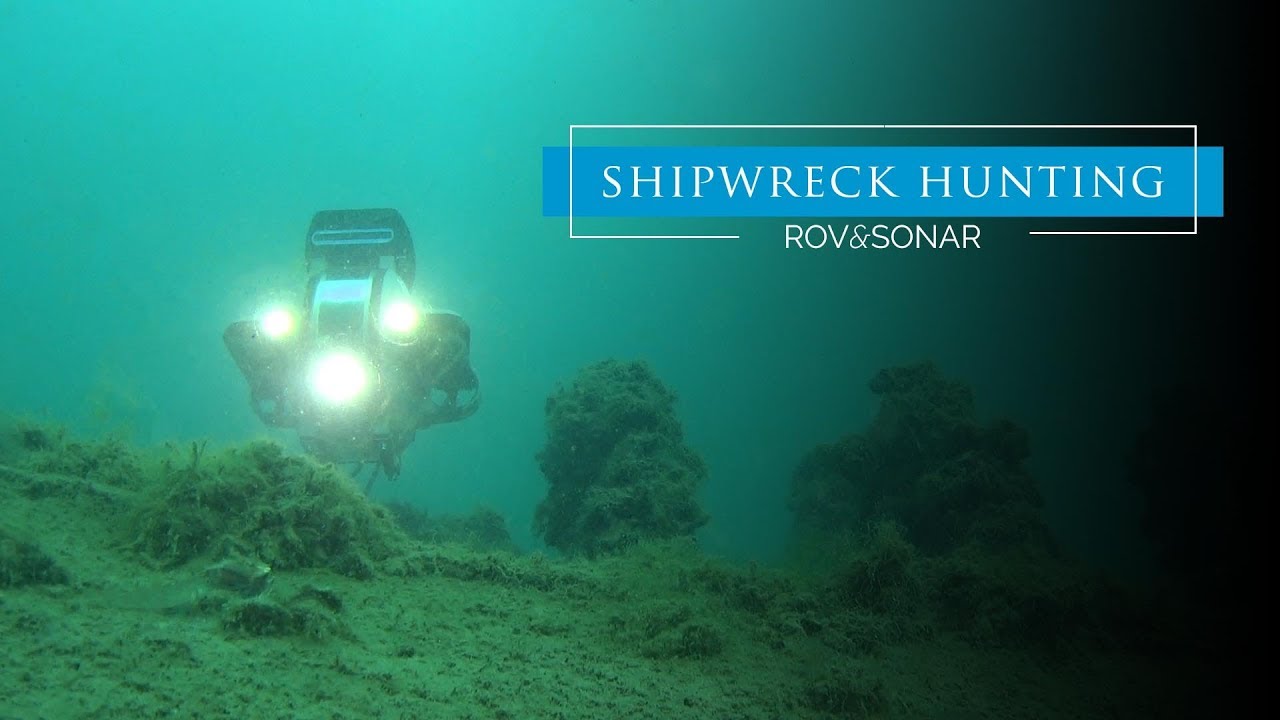 Shipwreck Hunting Using Underwater Drone Equipped with Sonar - YouTube