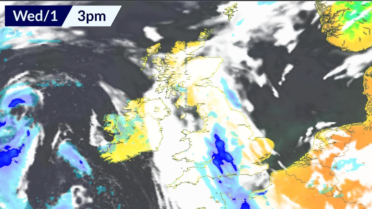 Warmer weather and possible storm front this week - UK & Ireland ...