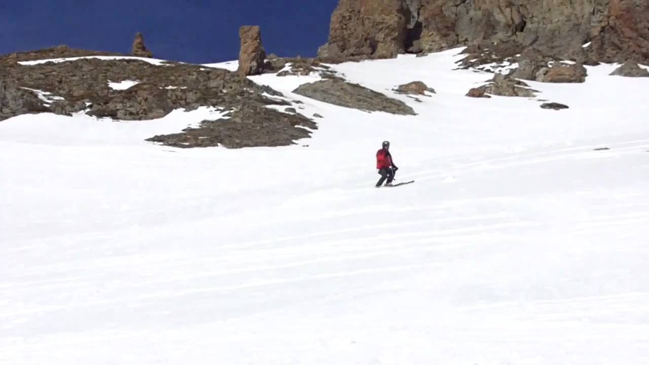 Corn snow skiing in Chile Sept 2010 - YouTube