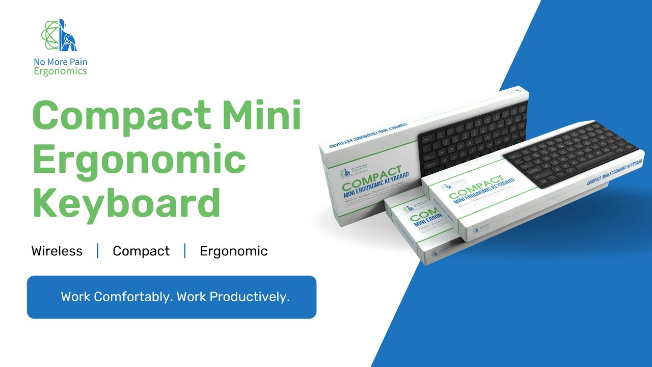 Compact Mini Ergonomic Keyboard - YouTube