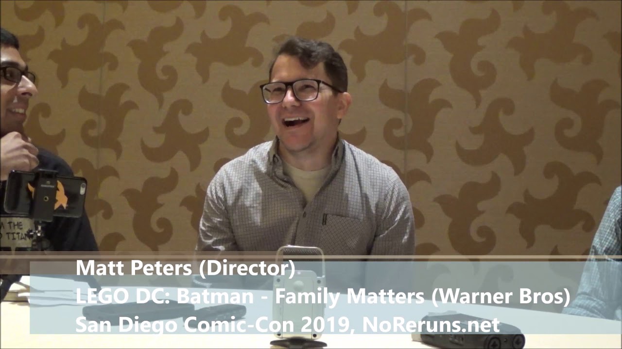 LEGO DC: Batman - Family Matters Q&A with Matt Peters (SDCC 2019) - YouTube