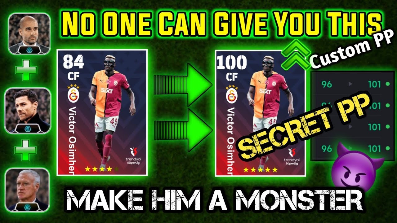 How To Train Super lig Osimhen Card In Efootball 2025 | Osimhen ...