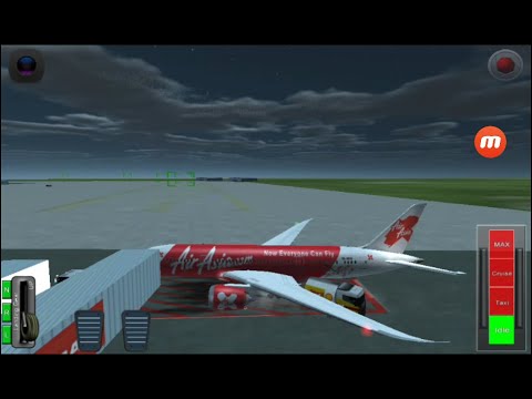 Menjadi pilot Air Asia di game Flight 787 Gameplay#1 - YouTube