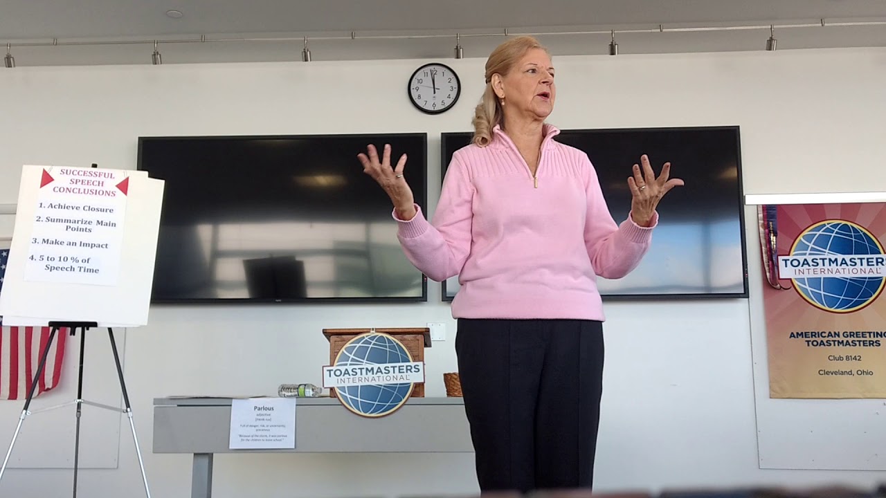 AG Toastmasters Mary Anne Burrows Speech - YouTube