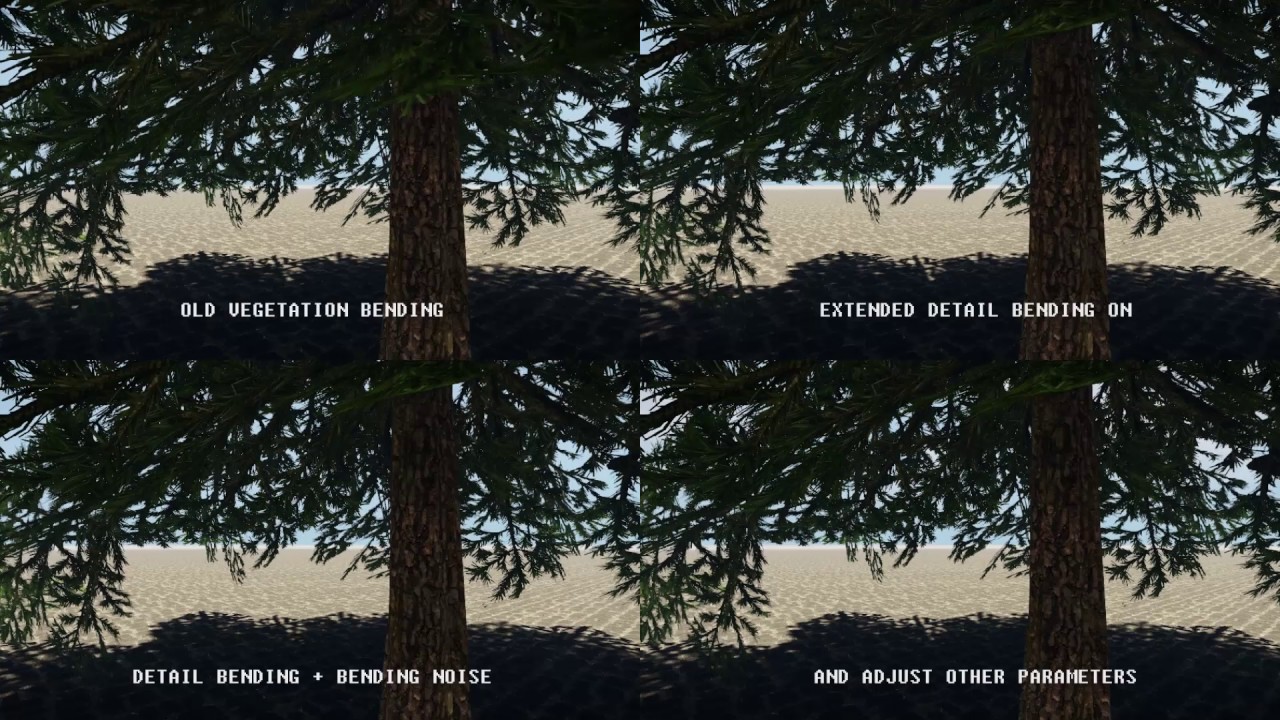 Cryengine 5 - Vegetations New Detail Bending Effect - YouTube