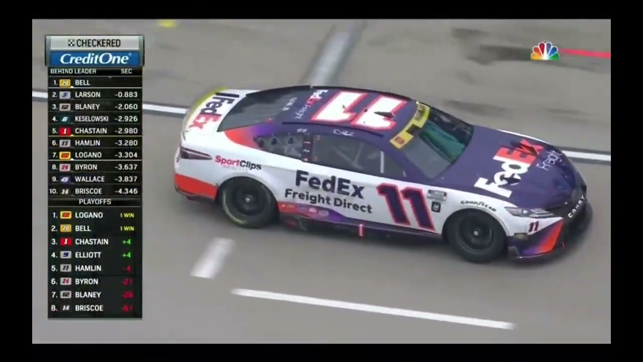 AMAZING LAST LAP - NASCAR Cup series at Martinsville - YouTube