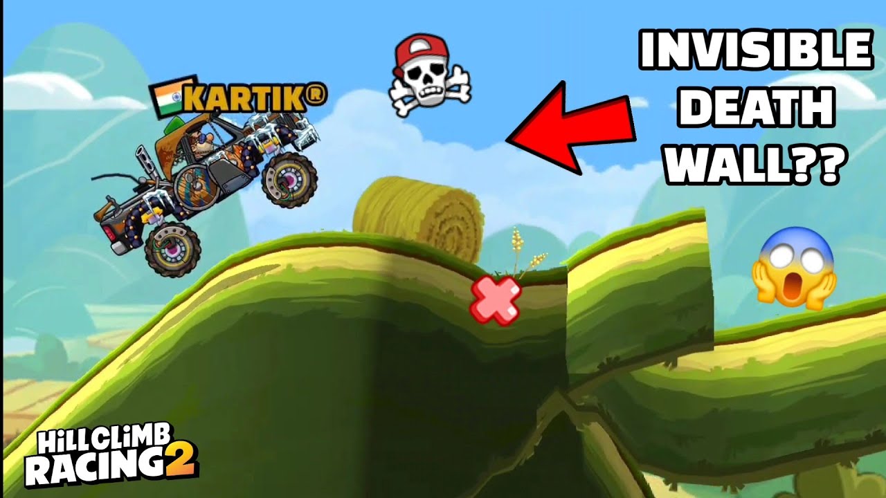 INVISIBLE DEATH WALL?? 😱in RANDOM HCR2 MAP - Hill Climb Racing 2 - YouTube