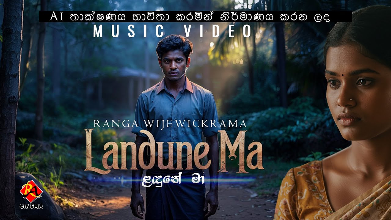 Landune Ma (ළඳුනේ මා ) | Ranga Wijewickrama | AI Music Video ...