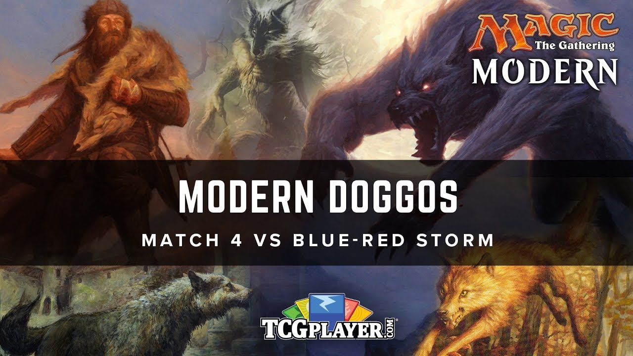 [MTG] Modern Doggos | Match 4 VS Blue-Red Storm - YouTube