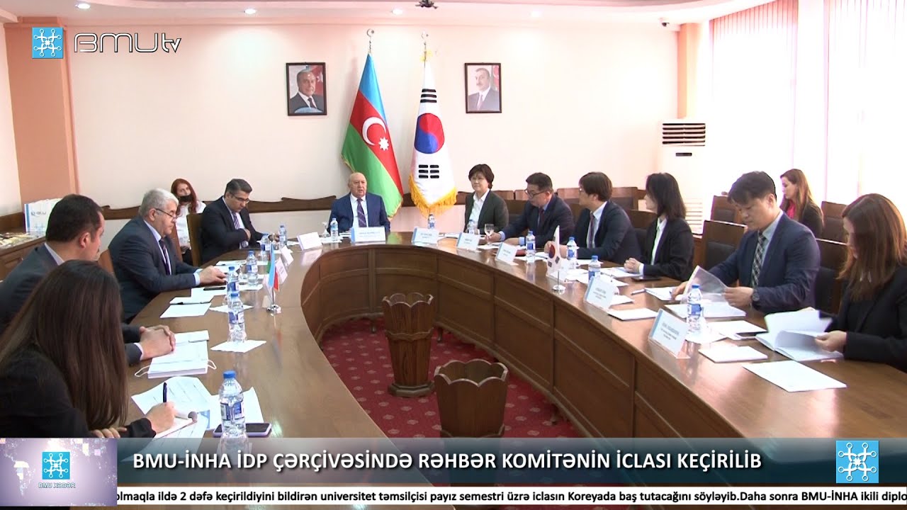 BMU İNHA İDP çərçivəsində Rəhbər Komitənin iclası keçirilib (BMU Xəbər ...