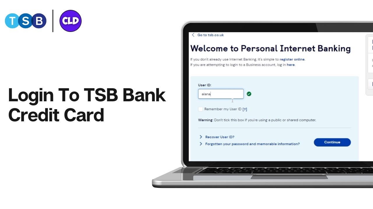How To Login To TSB Bank Credit Card Online Account 2024 | TSB Credit ...