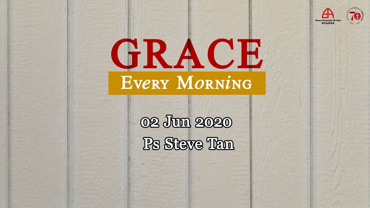 02 Jun 2020: “Repent & Reconcile” By Pastor Steve Tan - YouTube