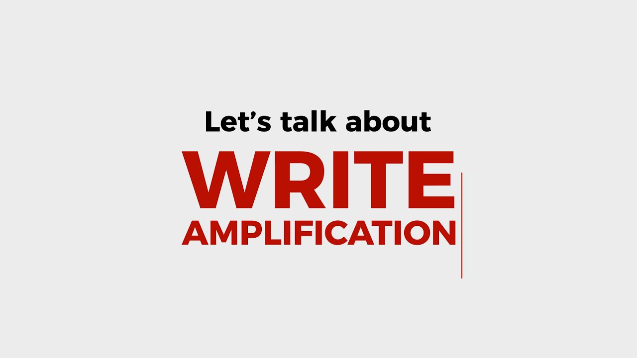 What is write amplification and why is it bad for flash memory? - YouTube