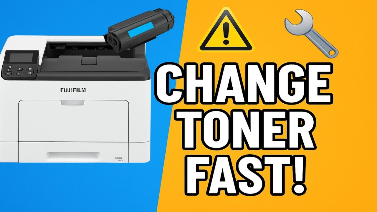 How to Replace Toner in Fujifilm Apeos C325dw /C328 df Printer (Step-by ...
