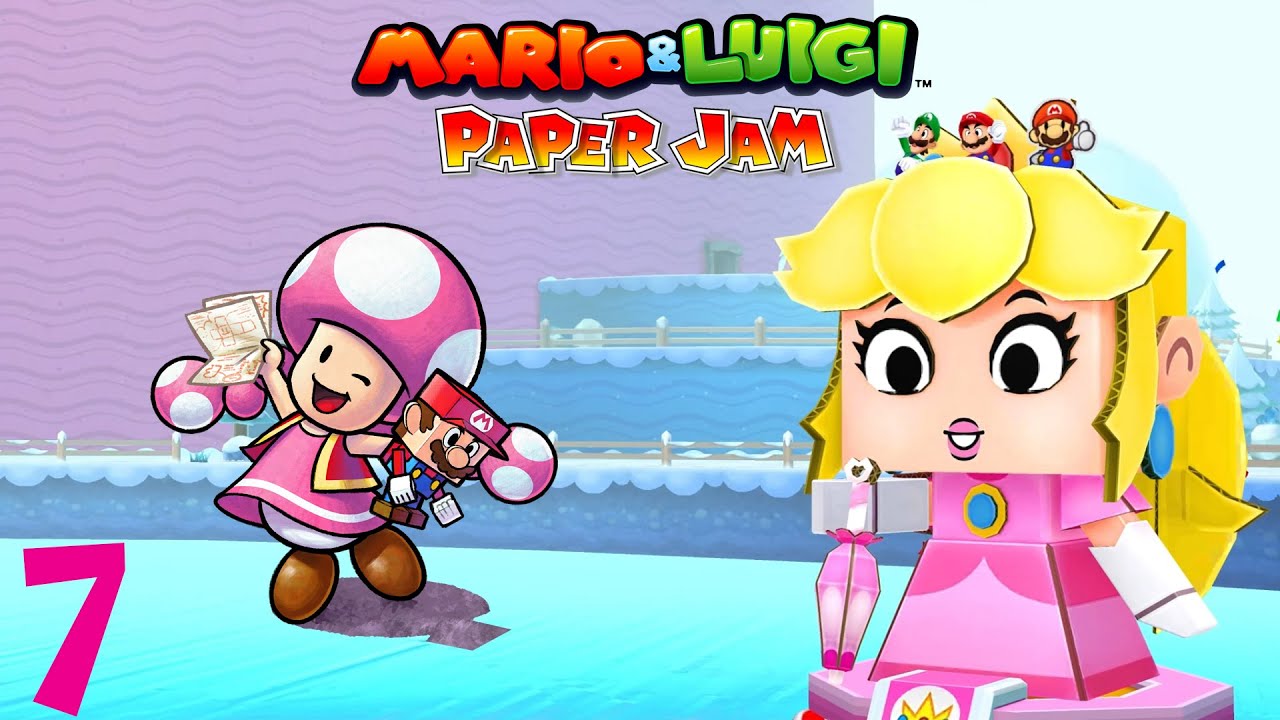 Mario & Luigi: Paper Jam Part 7 - A Peachy Mountain Climb - YouTube