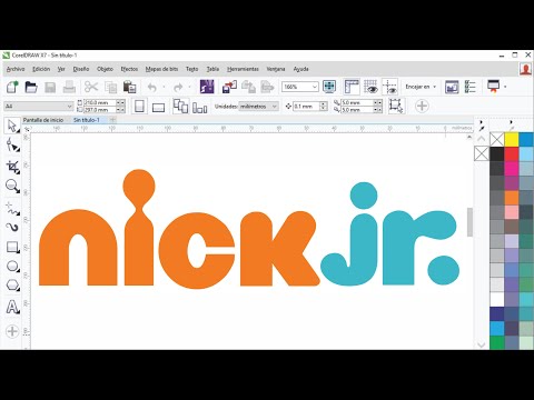 NICK Jr. LOGO - COREL DRAW 2020🎨