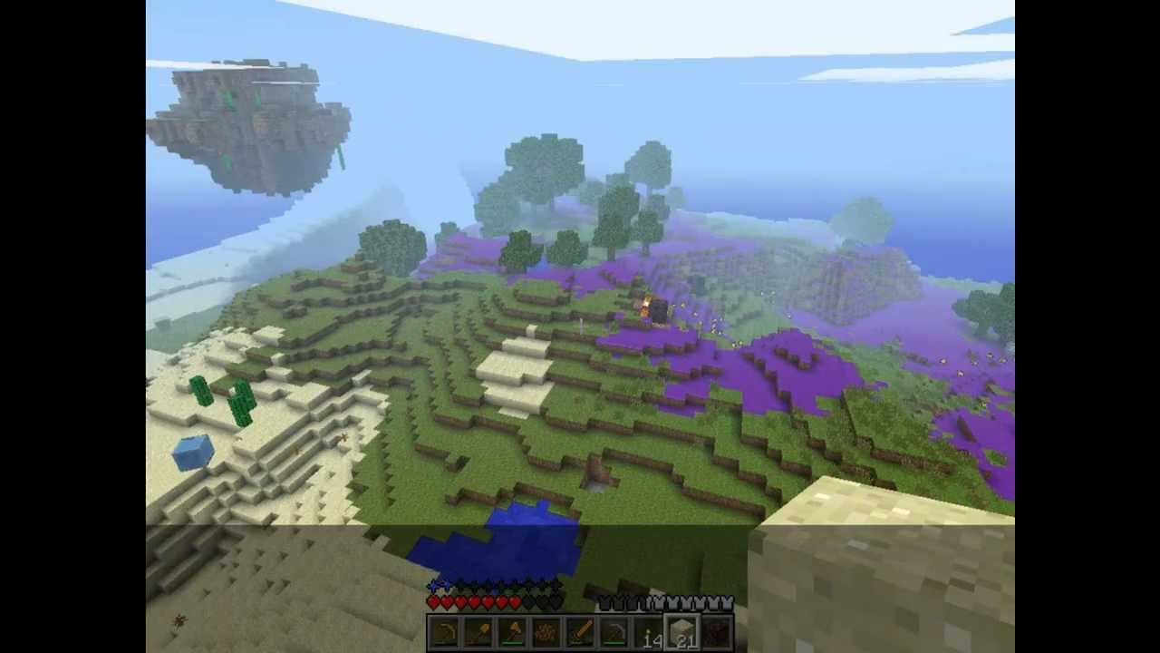 Terraria Minecraft Mod Part 2 - YouTube