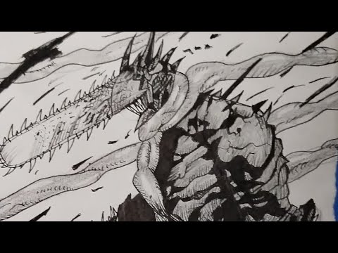 how to draw chainsawman final form my drawing process in timelapse # ...