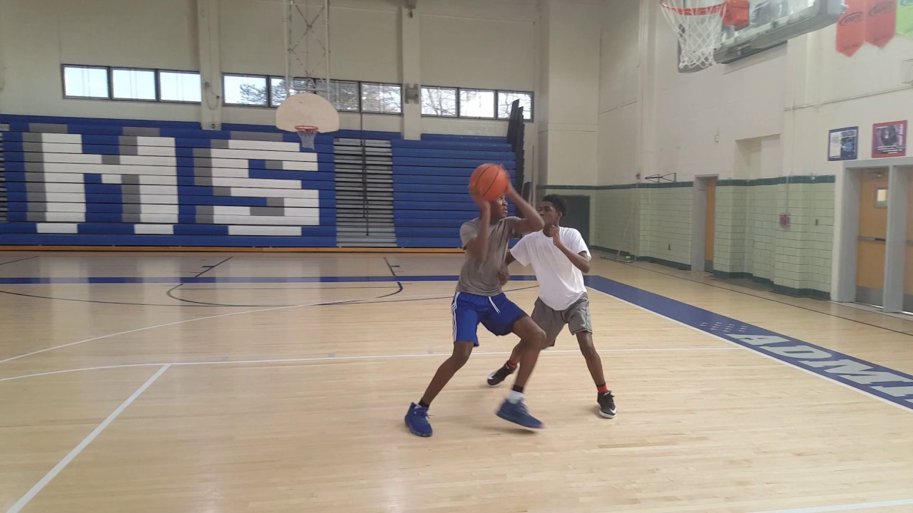 8th graders end of workout 1on1 work - YouTube