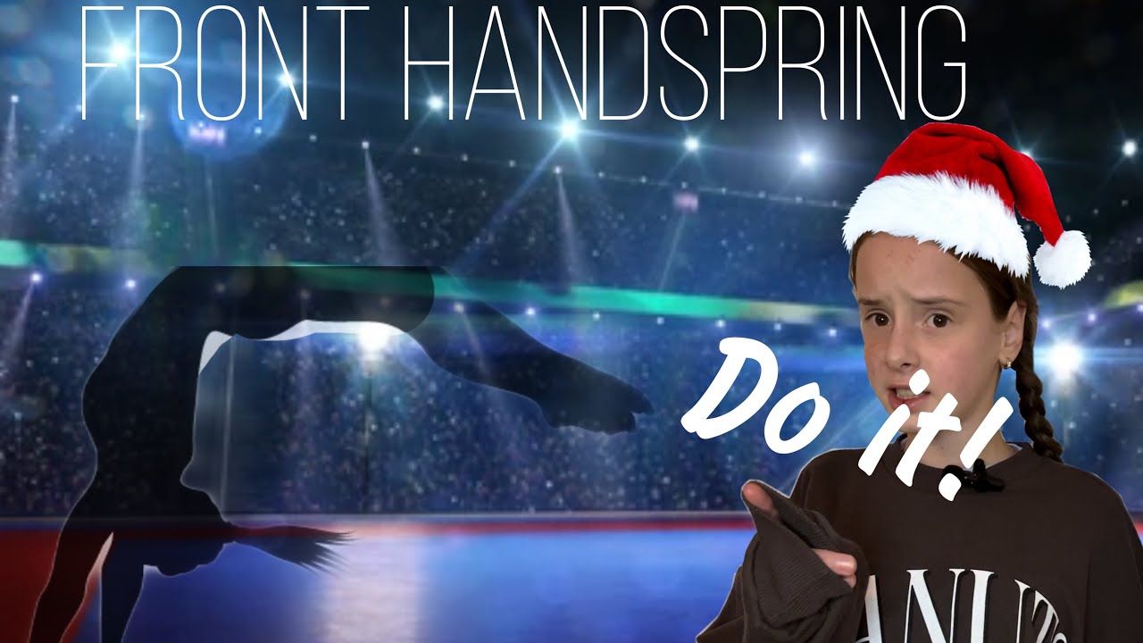 How to do a front handspring - YouTube
