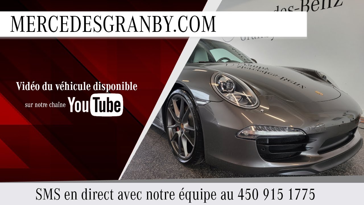 M1162 Porsche 911 C4S 2013 - Mercedes-Benz Granby - - YouTube